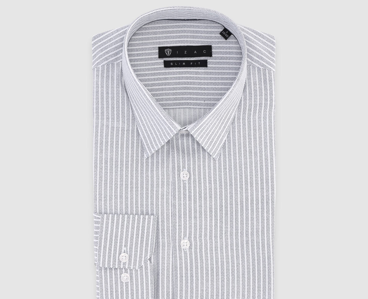 chemise à rayures homme - IZAC