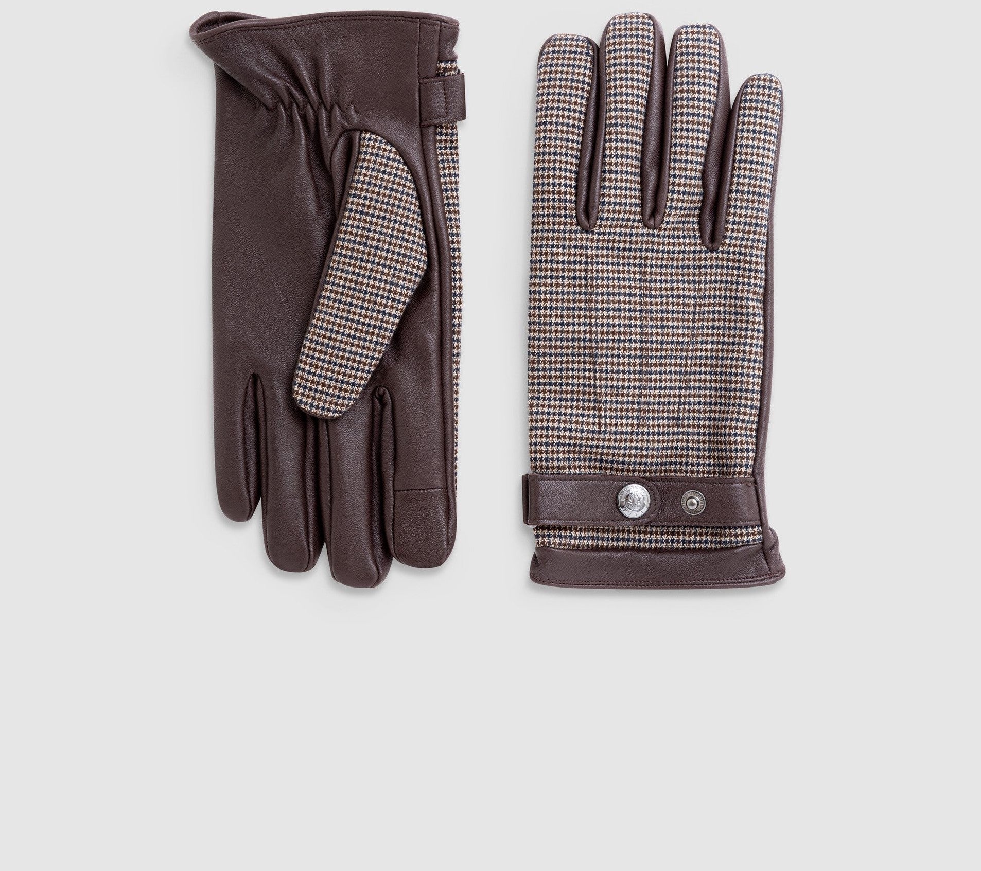 Men's brown leather gloves | Izac – IZAC