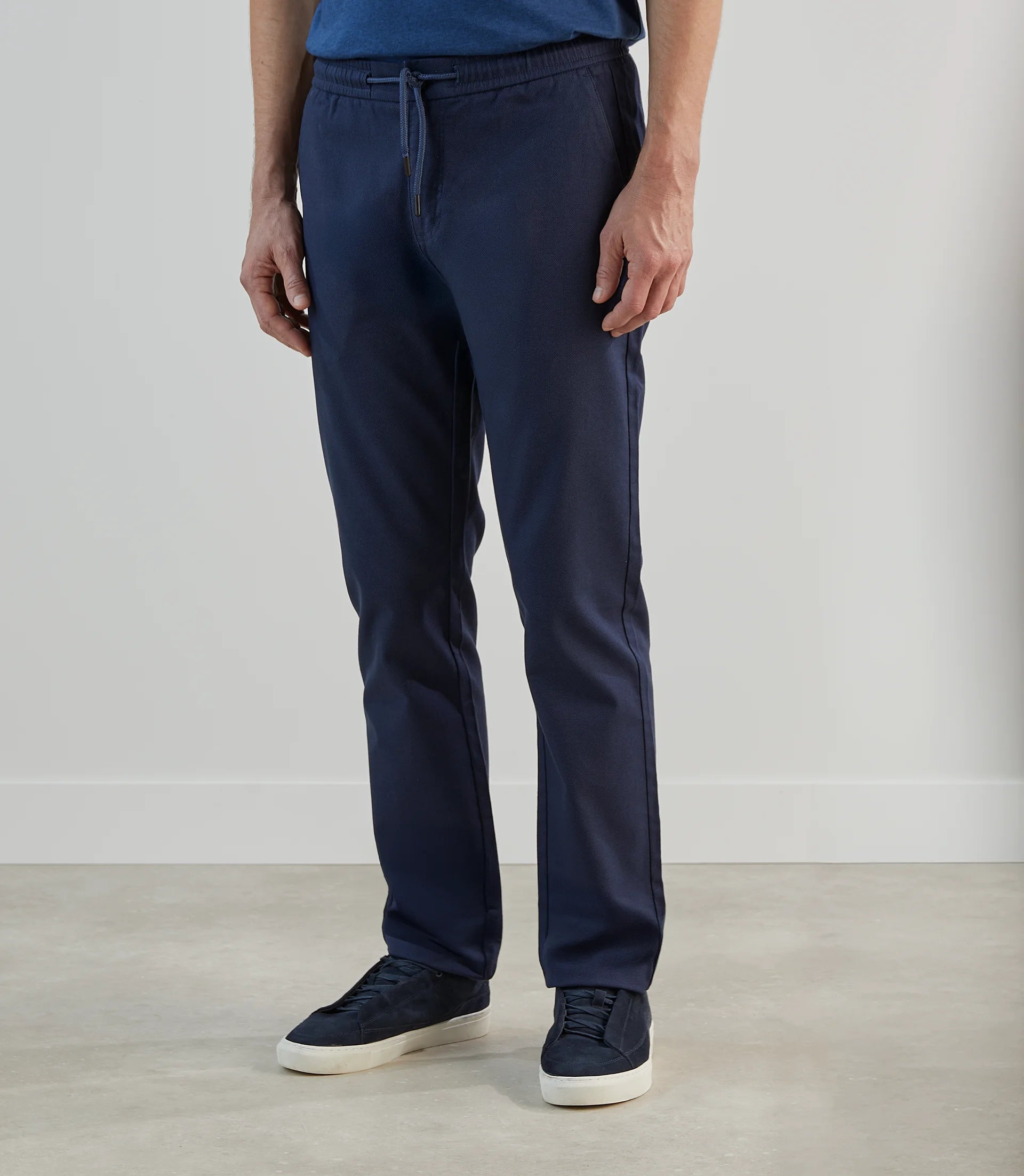 Pantalon casual armuré marine